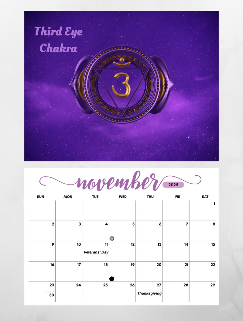 Chakra 2026 Wall Calendar - Jays Calendars