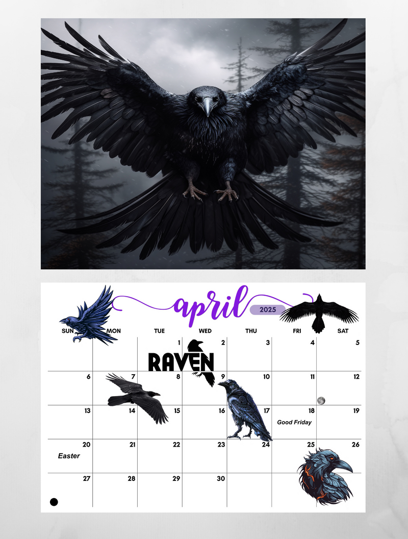 Gargoyles and Ravens Wall Calendar 2027 - Jays Calendars