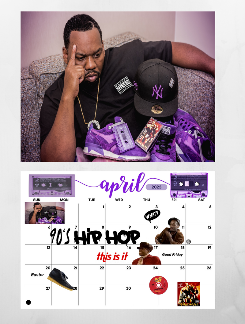 90’s Hip-Hop Wall Calendar 2026 - Jays Calendars