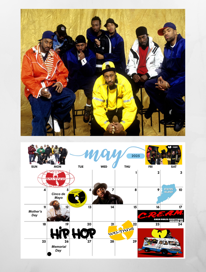 90’s Hip-Hop Wall Calendar 2026 - Jays Calendars
