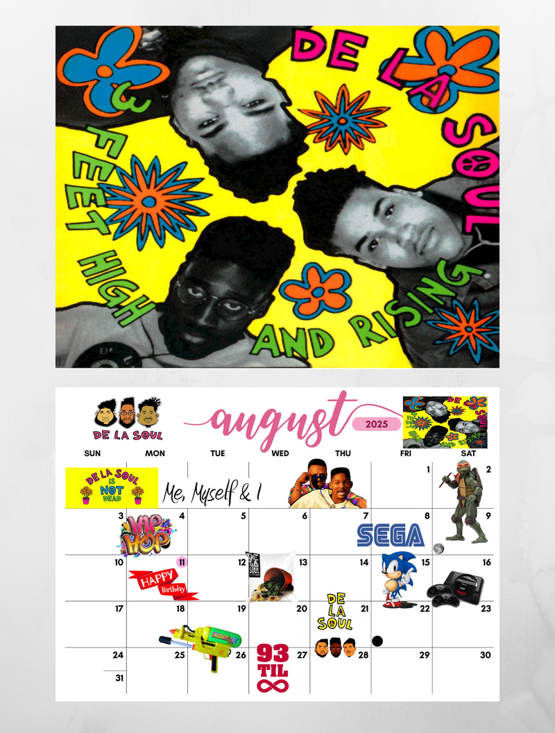 90’s Hip-Hop Wall Calendar 2026 - Jays Calendars