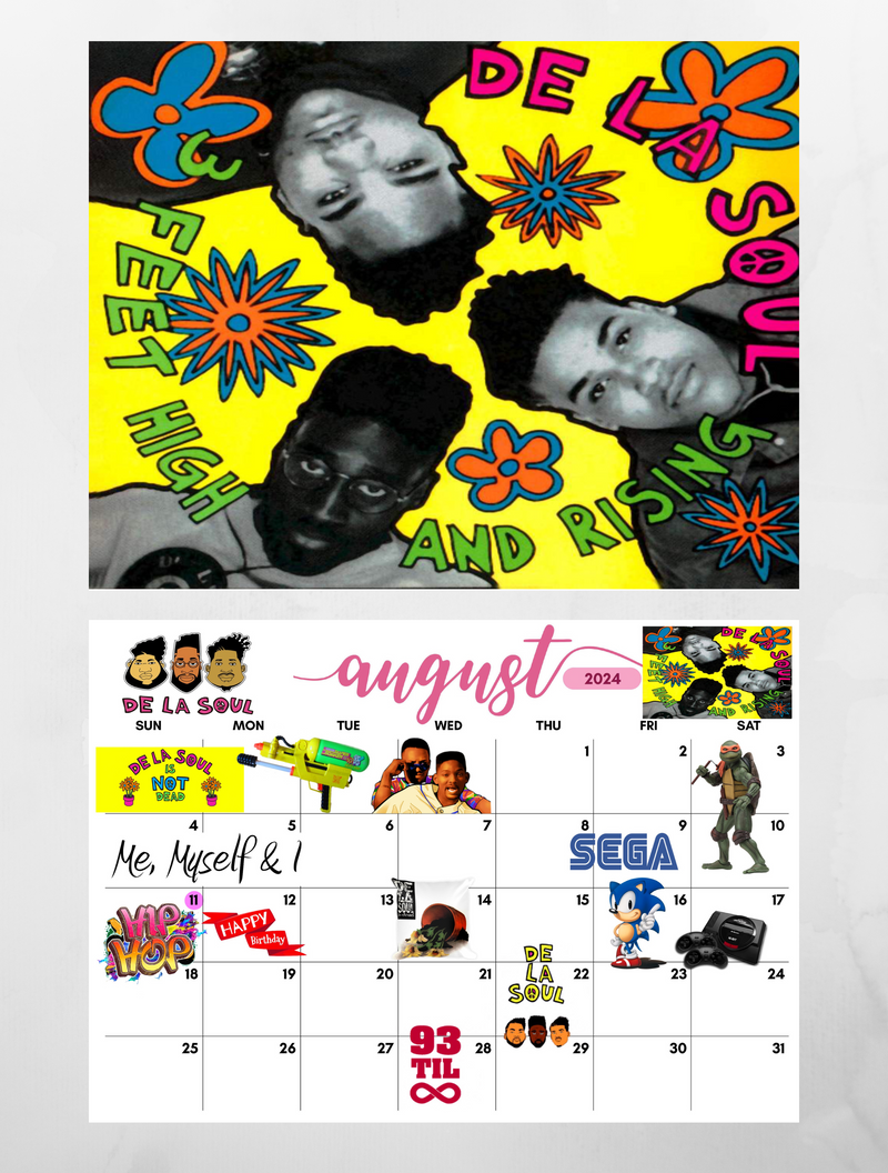 90’s HIP-HOP 2024 Wall Calendar - Jays Calendars