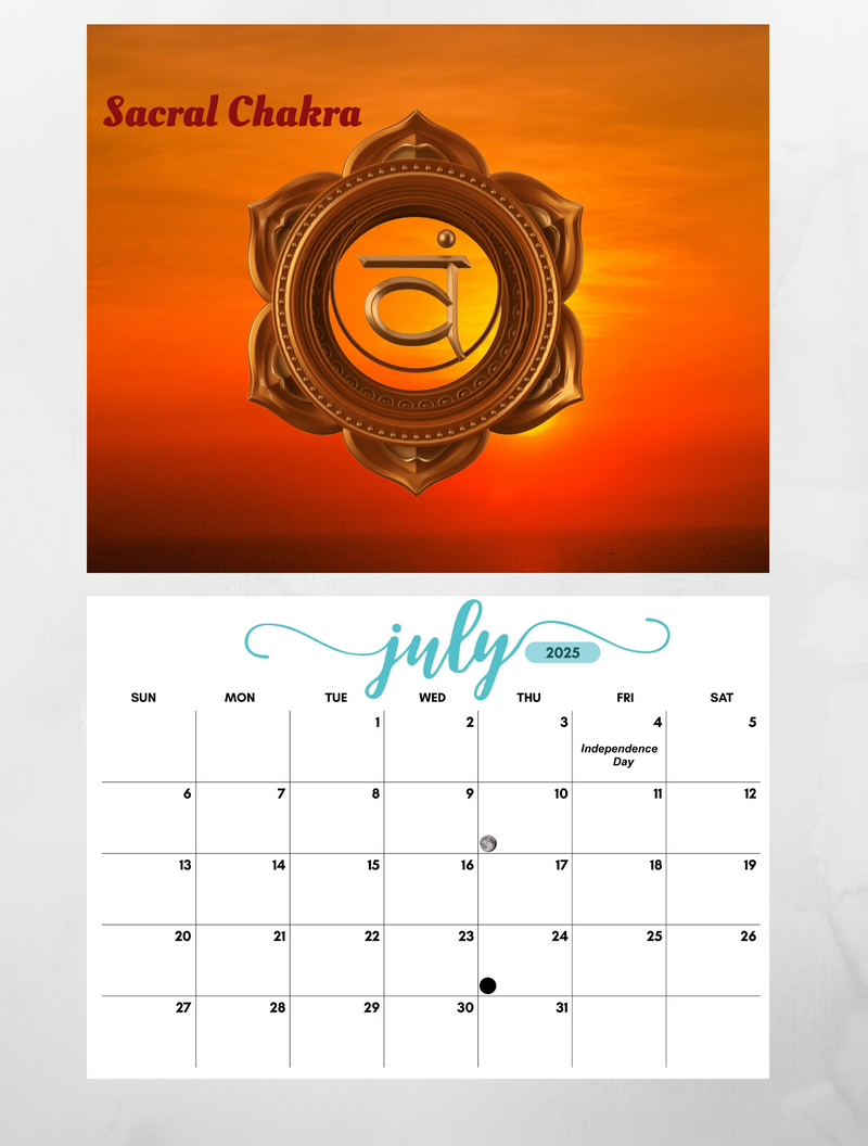 Chakra 2026 Wall Calendar - Jays Calendars